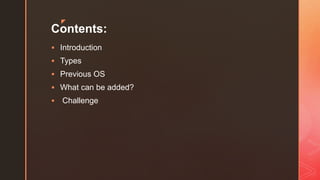 Future operating system | PPTX