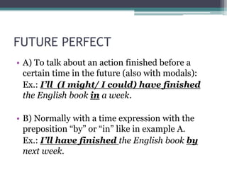 Future perfect and continuous upper intermediate | PPTX