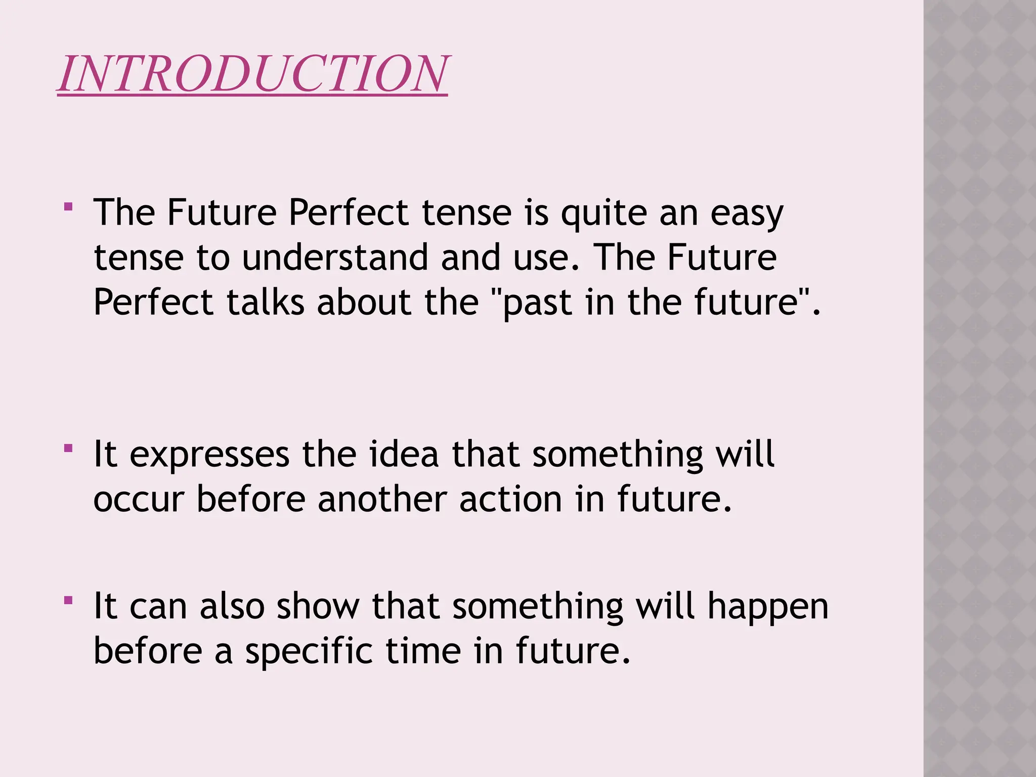 The future perfect continuos vs the future continuous | PPT