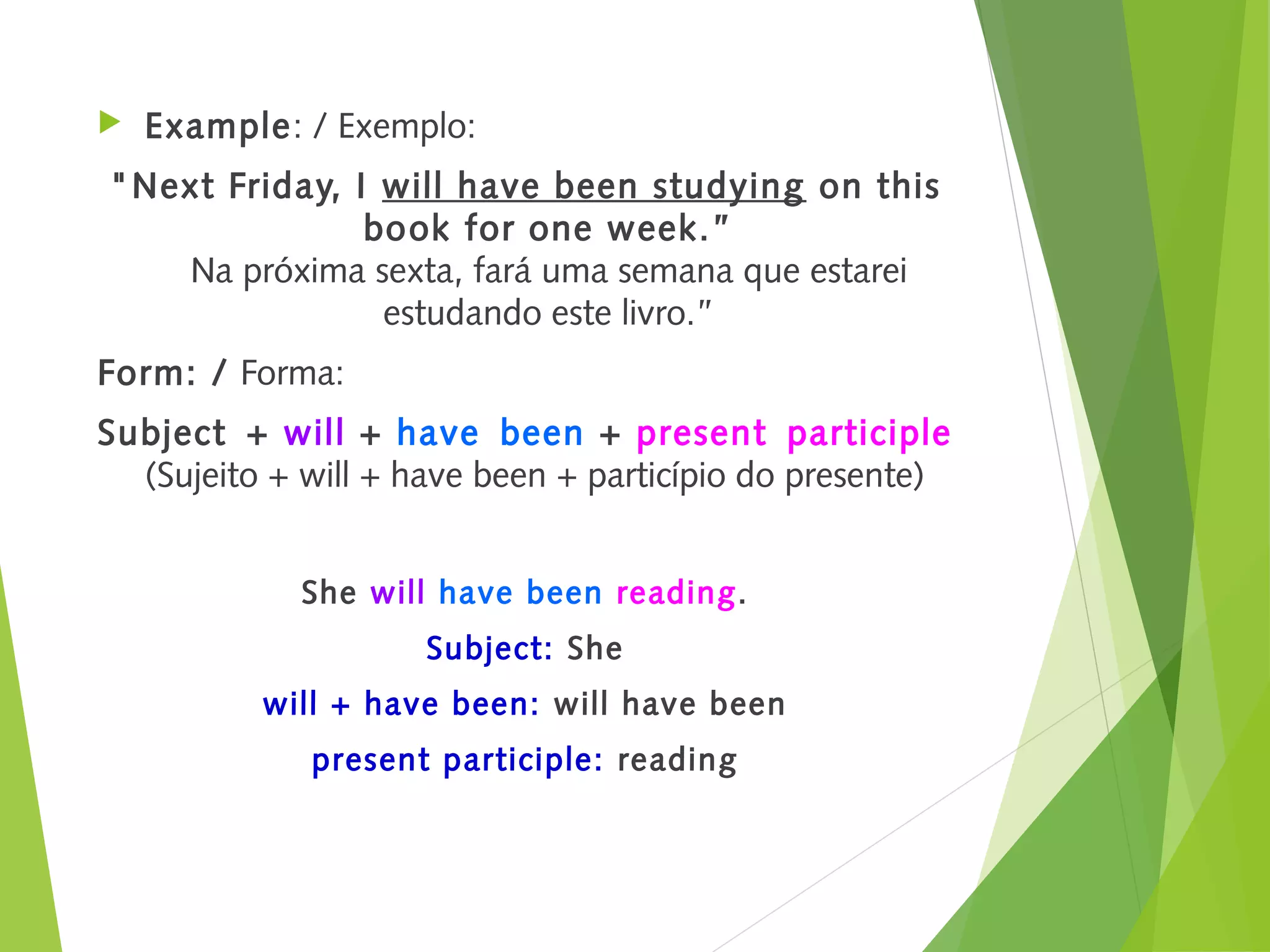 Future perfect continuous and modal verbs (past) | PPT
