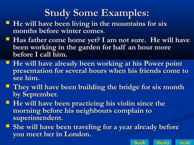 Future Perfect Continuous Tense | PPT