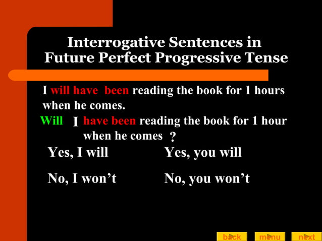 Future Perfect Continuous Tense | PPT