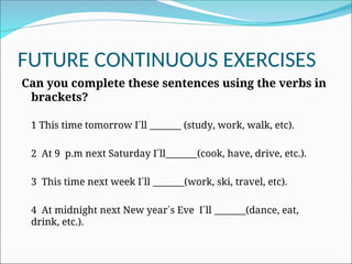 Future Perfect&Future Continuousrules.ppt