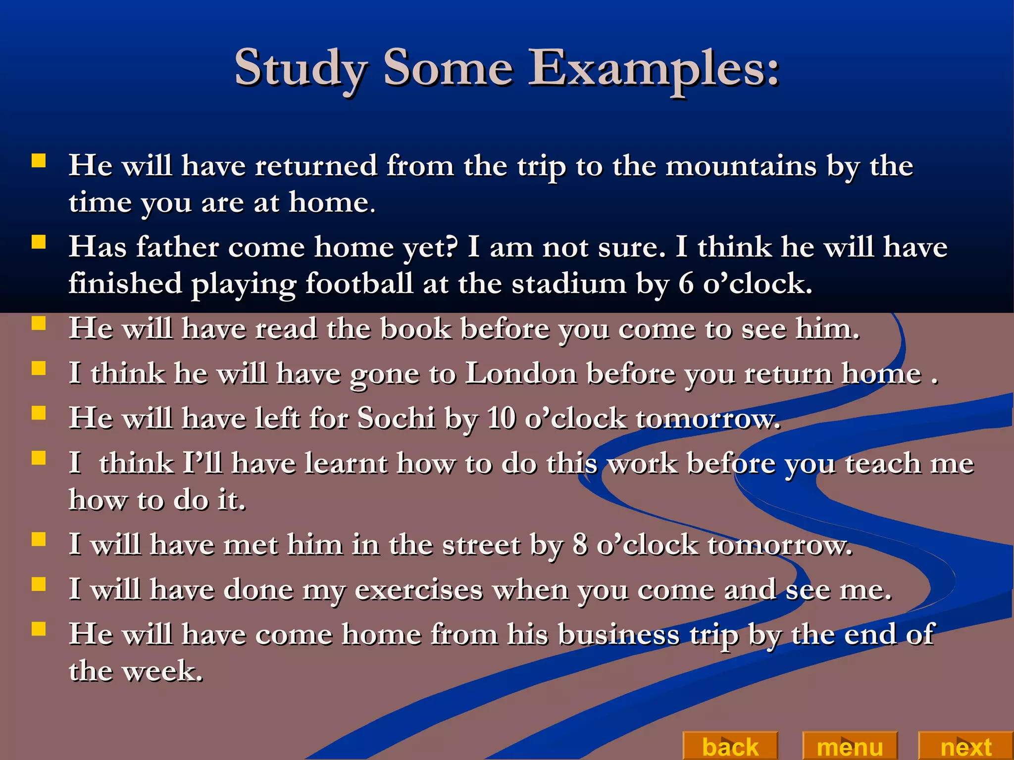 Future Perfect Tense | PPT