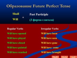 Future Perfect Tense | PPT