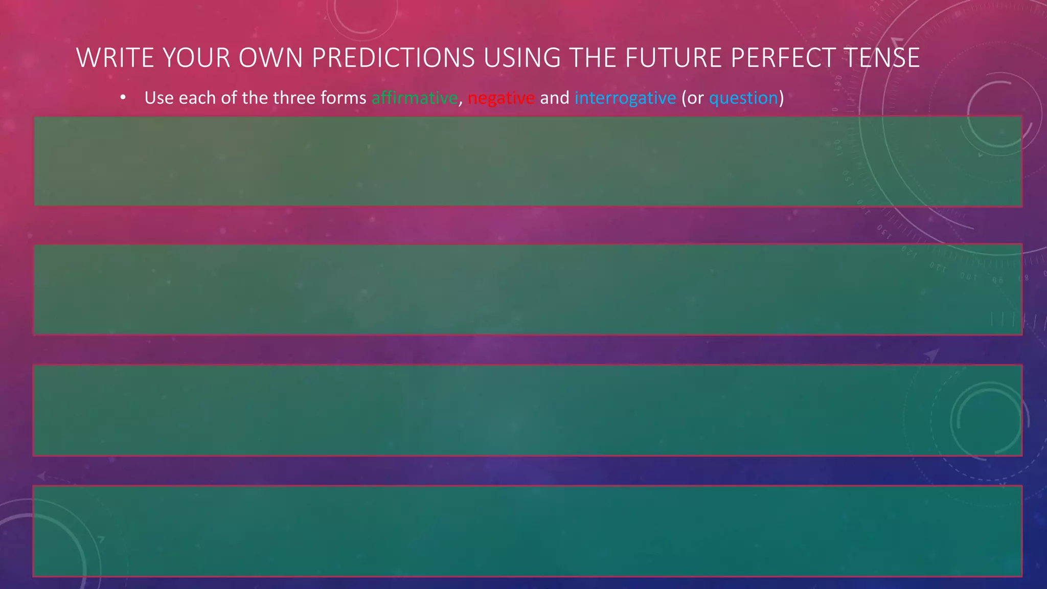 Future perfect tense | PPTX