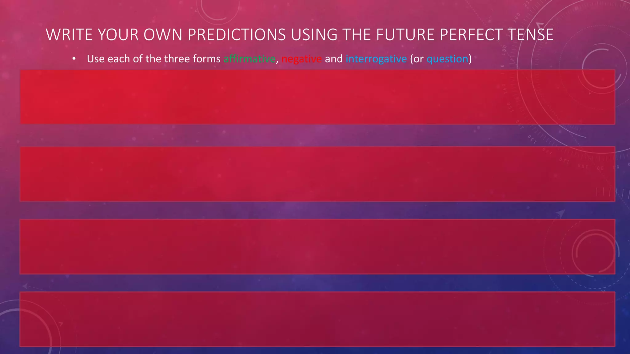 Future perfect tense | PPTX