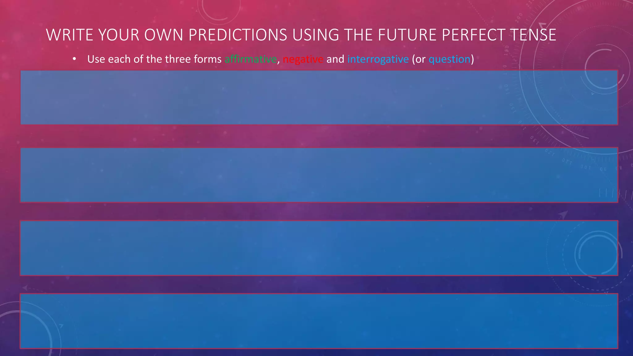 Future perfect tense | PPTX