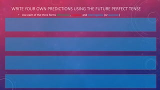 Future perfect tense | PPTX