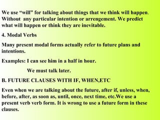 Future Plans And Intentions | PPT