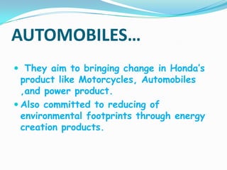 Future plan to survive in honda | PPTX
