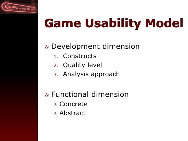 From Playability to a Hierarchical Game Usability Model