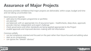 PMO Assurance of Major Projects - BBC, Ben Brownlee | PPTX