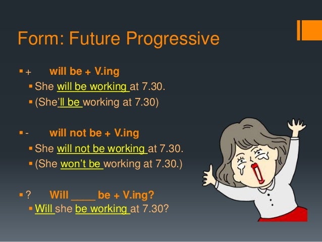 Grammar: Future progressive