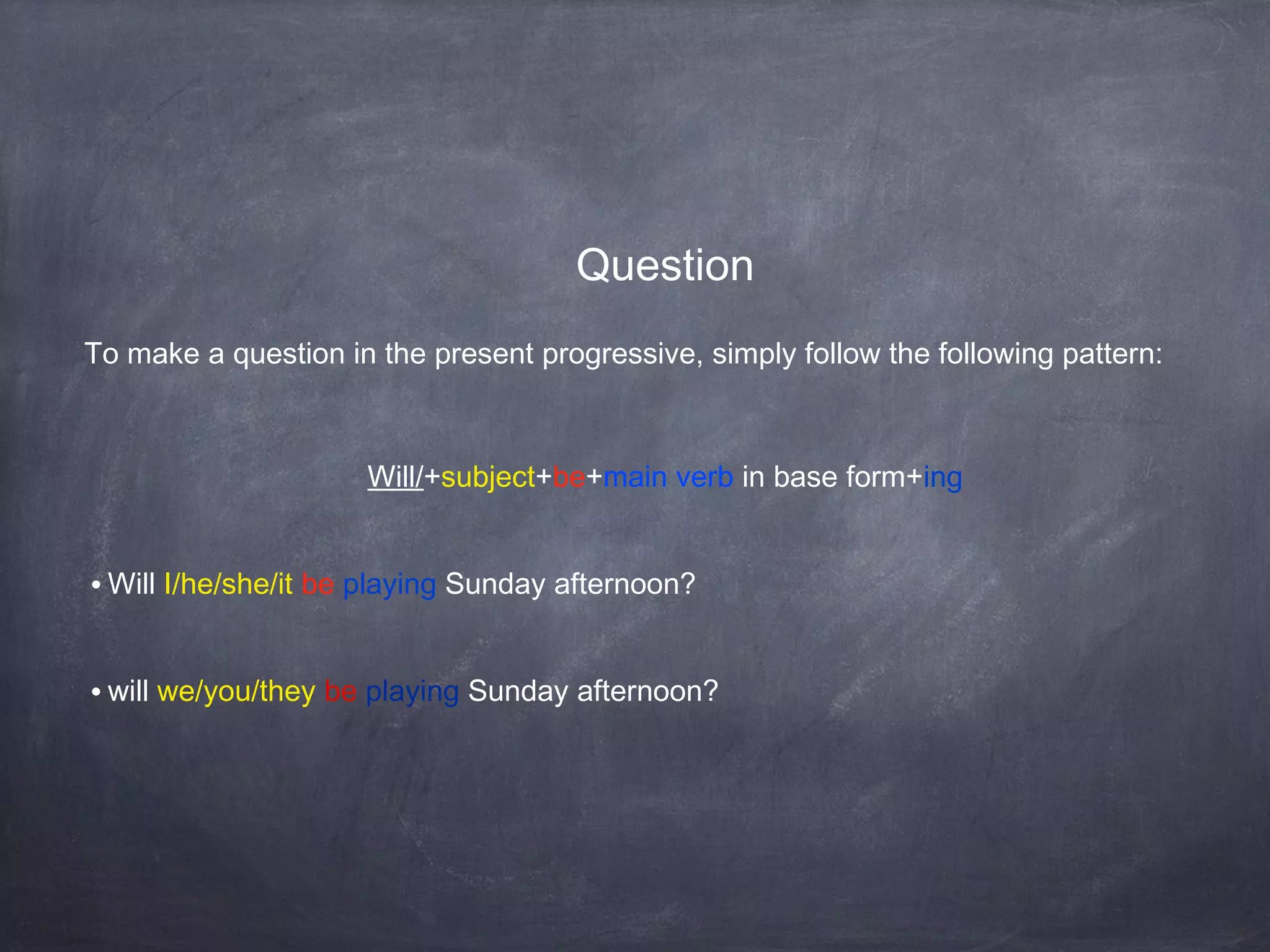 Future progressive tense | PPT