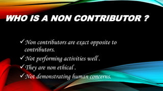 Understanding Contributors | PPT
