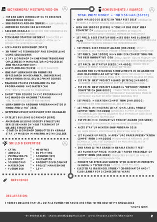 shone john resume | PDF