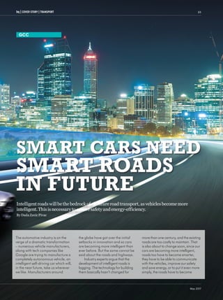 Smart cars need smart roads in future | PDF