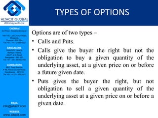 Futures and options | PPT