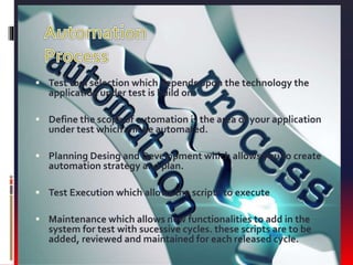 manual & automation testing | PPTX