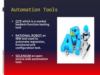manual & automation testing | PPTX