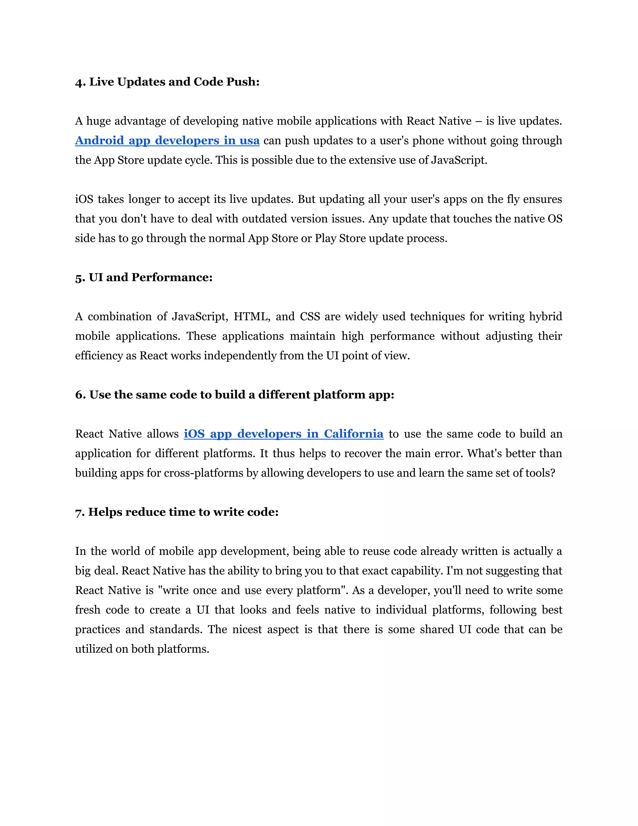 Future Scope Of React Native For Mobile App Developmentpdf Web