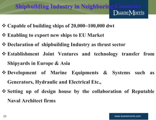 Future Shipbuilding & Offshore Opportunities in Myanmar Shipyards | PDF