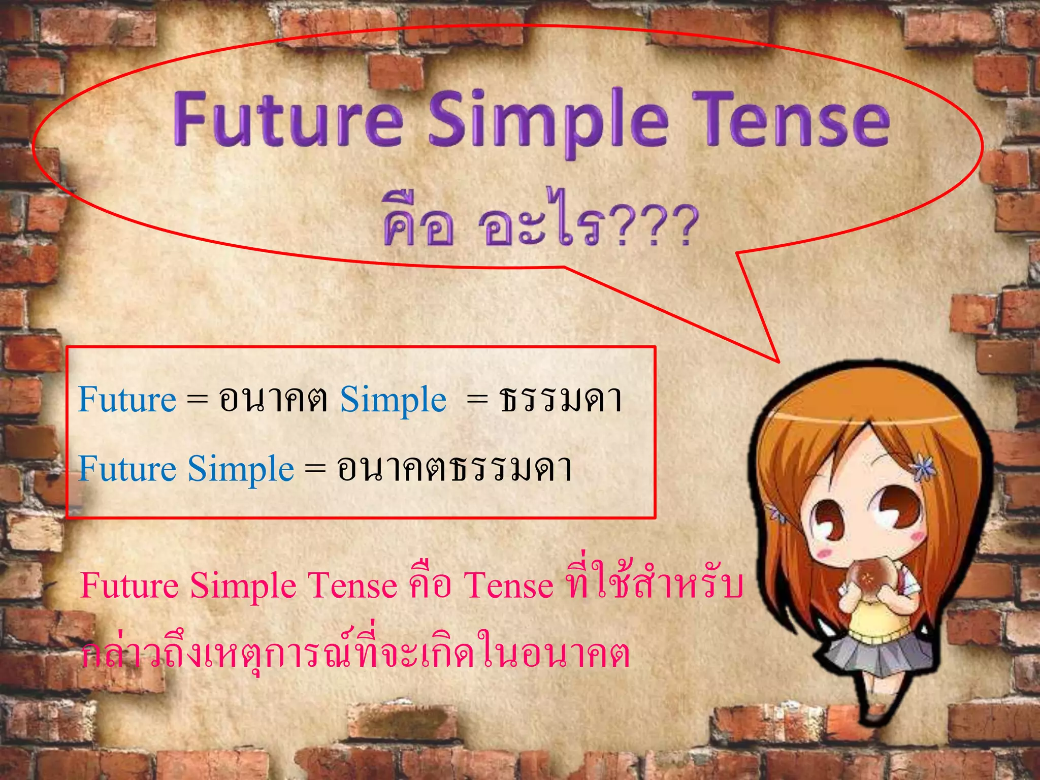 Future simple tense | PPTX