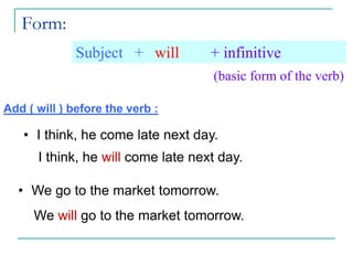 future simple tense.ppt | Programming Languages | Computing