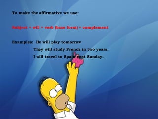 Future simple will | PPT