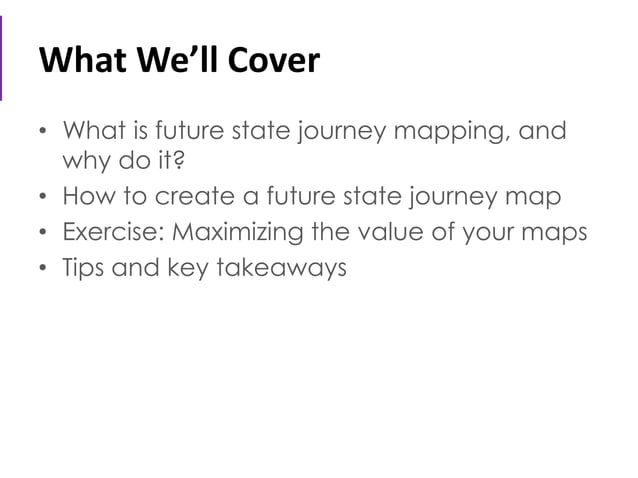 Future state journey mapping | PPTX