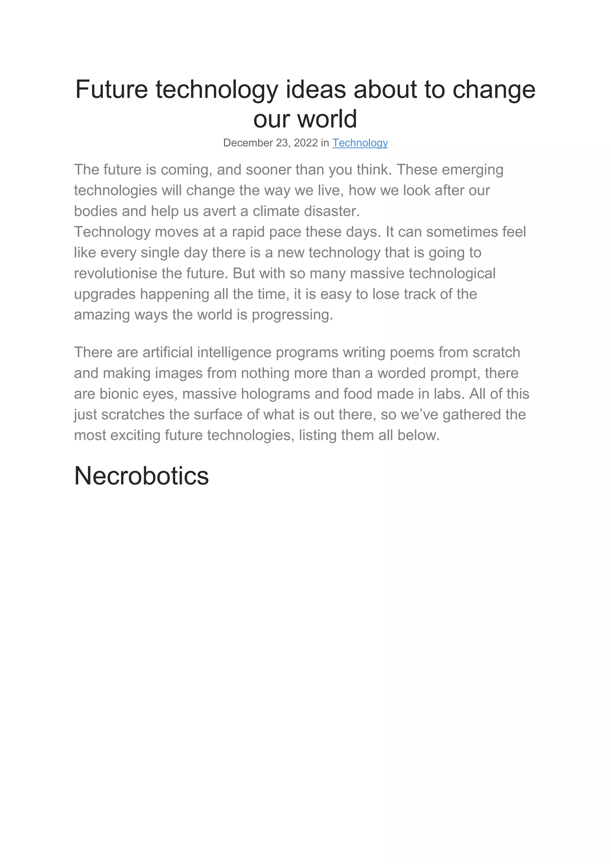 Future technology ideas about to change our world.docx