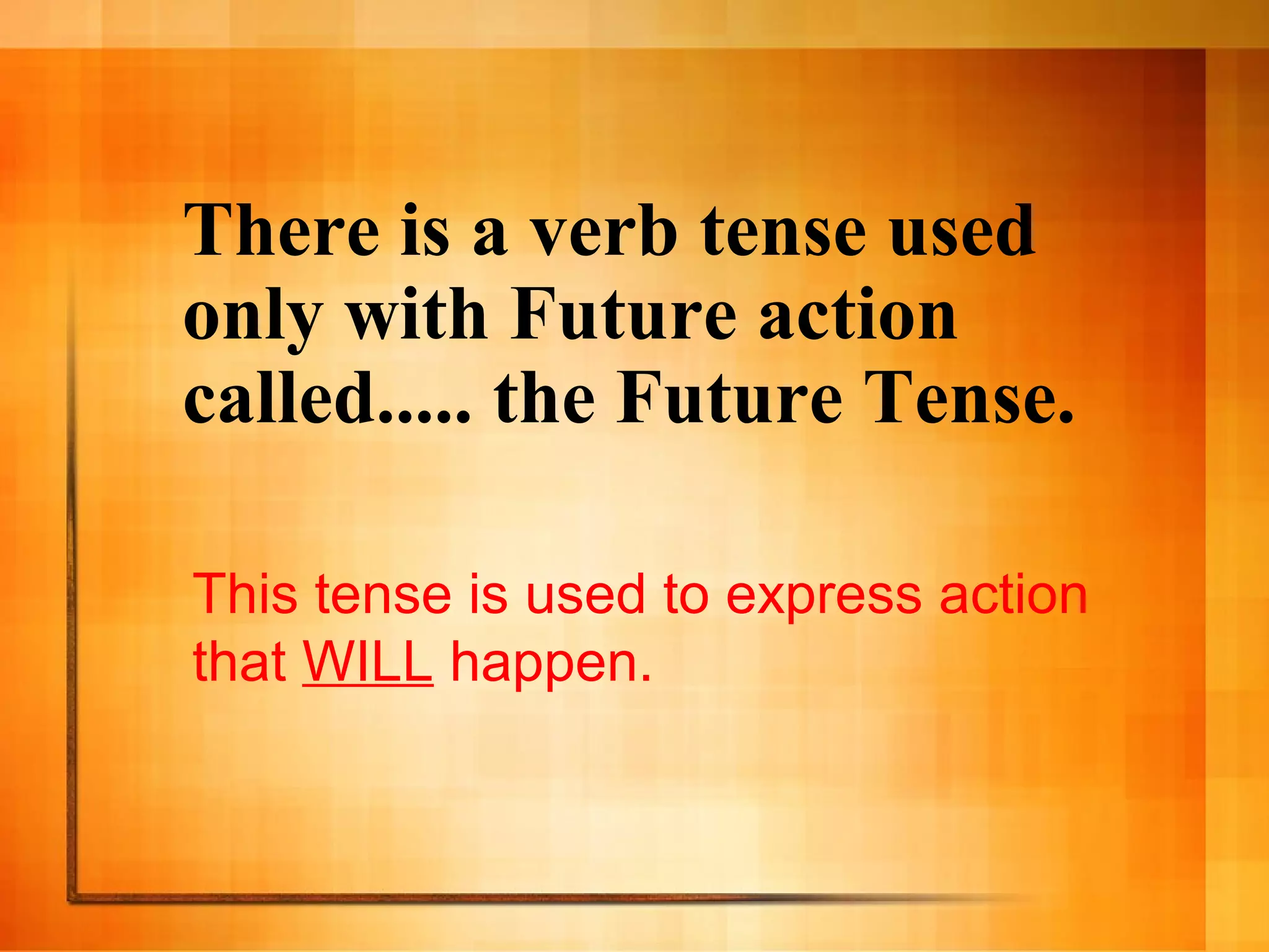 Future tense | PPT