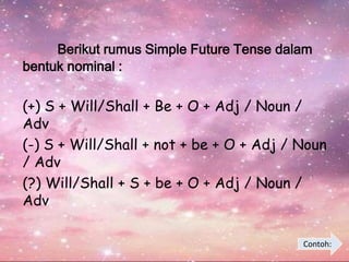 Future Tense - Bahasa Inggris | PPTX