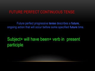 Future tense | PPTX