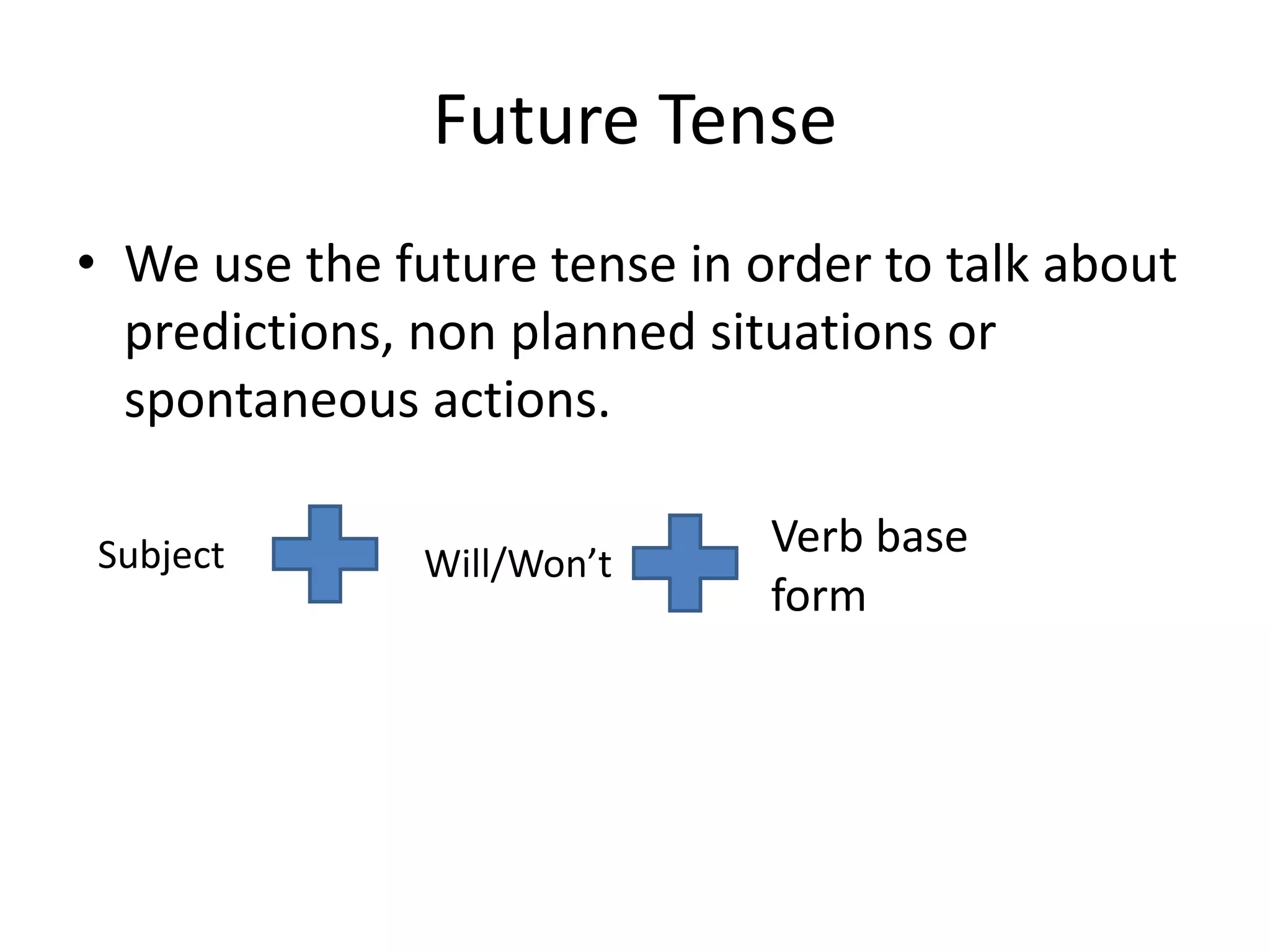 Future tense | PPTX