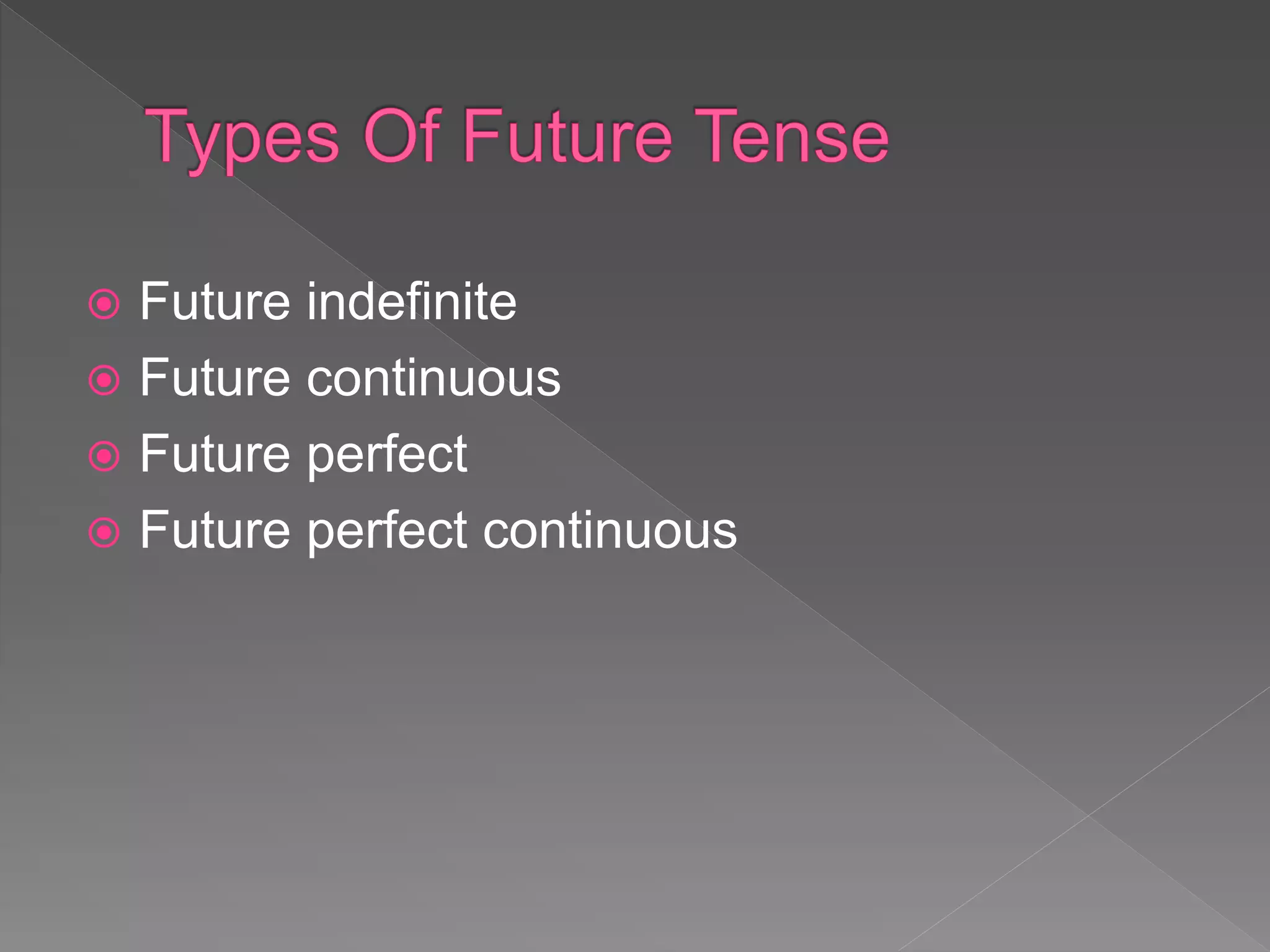 Future tense | PPTX