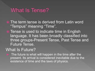 Future tense | PPTX