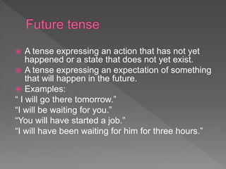 Future tense | PPTX
