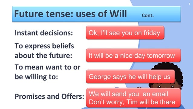 future tense information for English stu | PDF