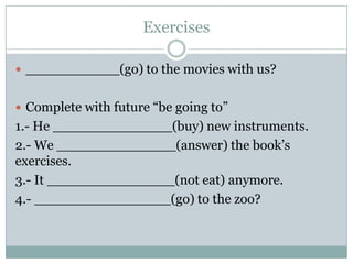 Future tenses | PPTX