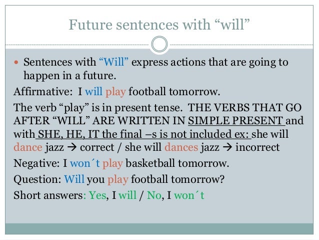 Future tenses