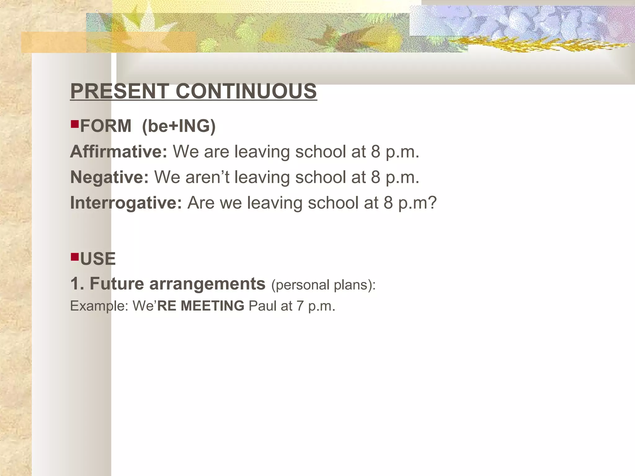Future tenses | PPT