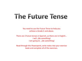 Future tenses resume for learning learners.pptx