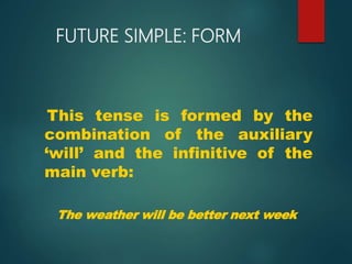 FUTURE TENSES 4th ESO | PPT