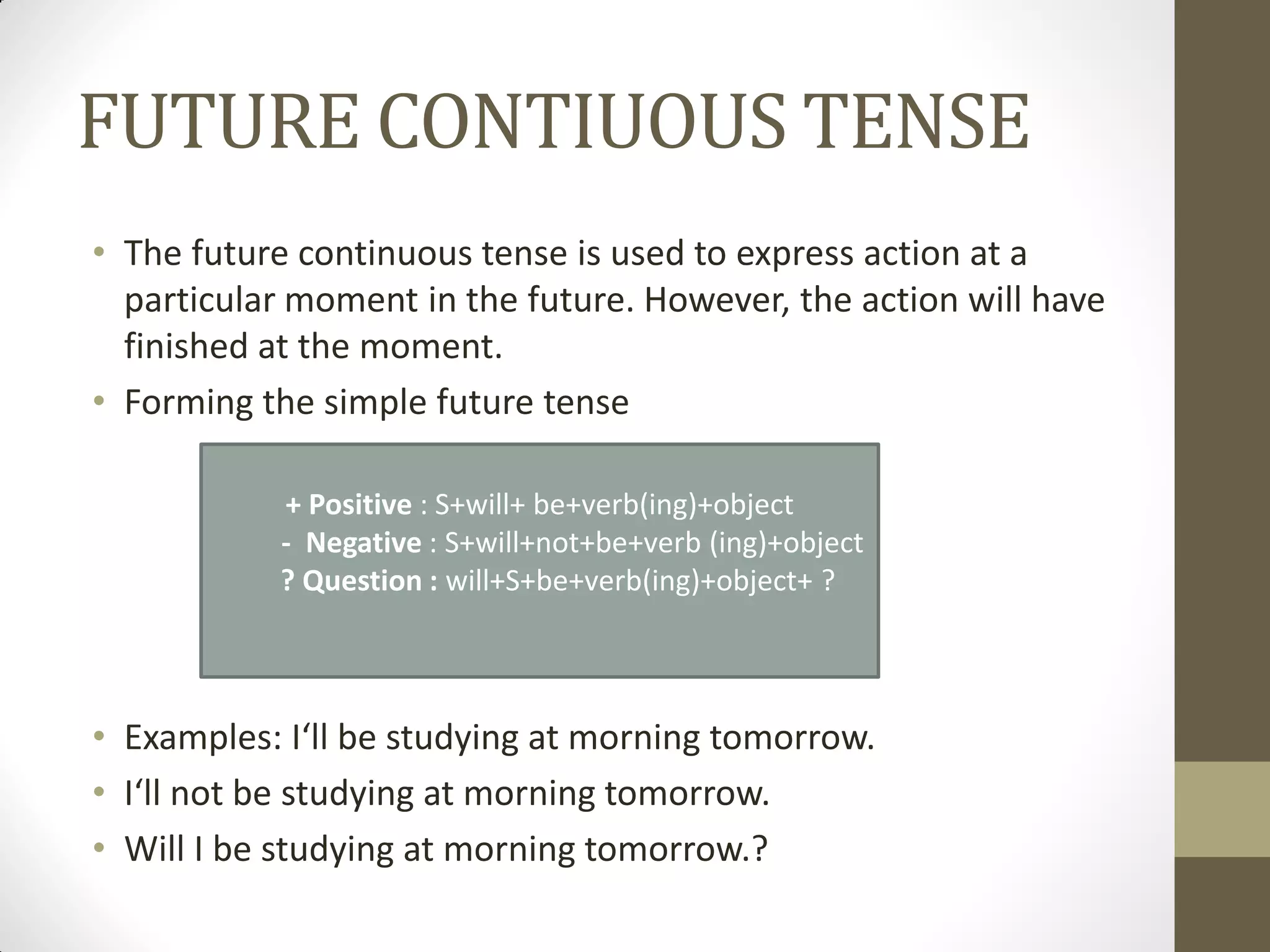 Future Tense ppt | PDF