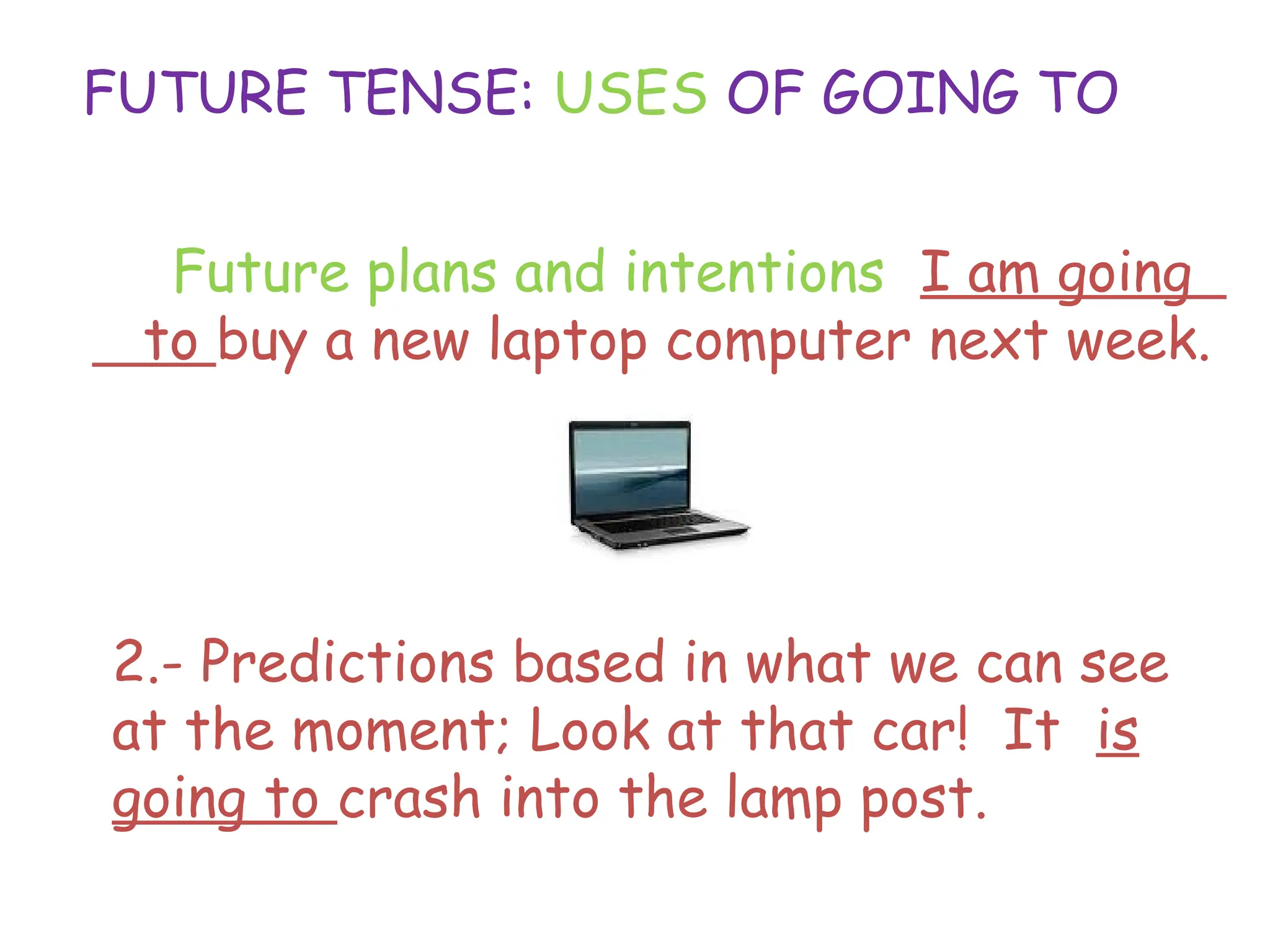 Future Tenses_ Will and Going to difference | PPT