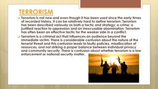 Future challenges to international security | PPTX