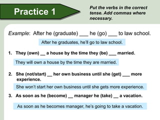 Future + time clause | PPTX