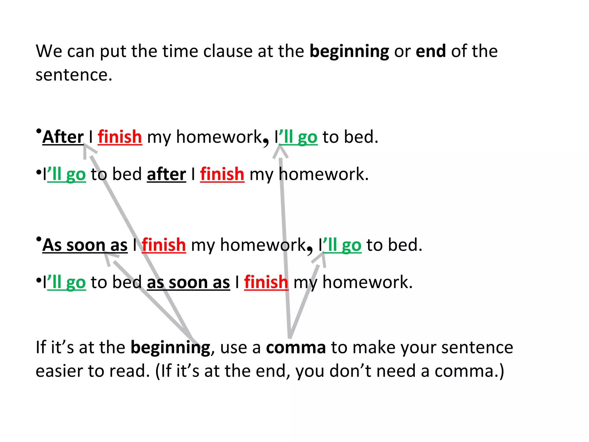 Futuretimeclauses | PPT